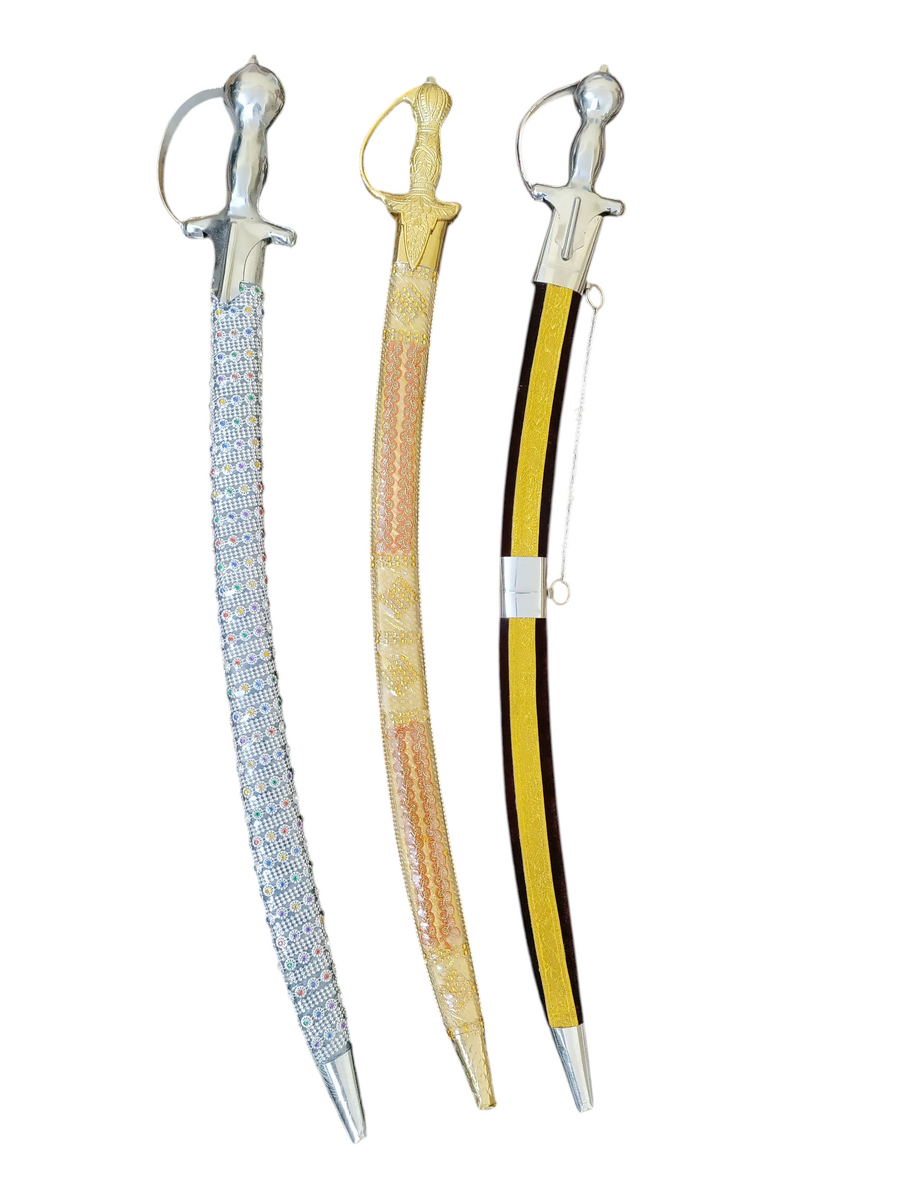 INDIAN WEDDING KIRPAN COMBO 3 PCS SET – PUNJAB HANDICRAFTS