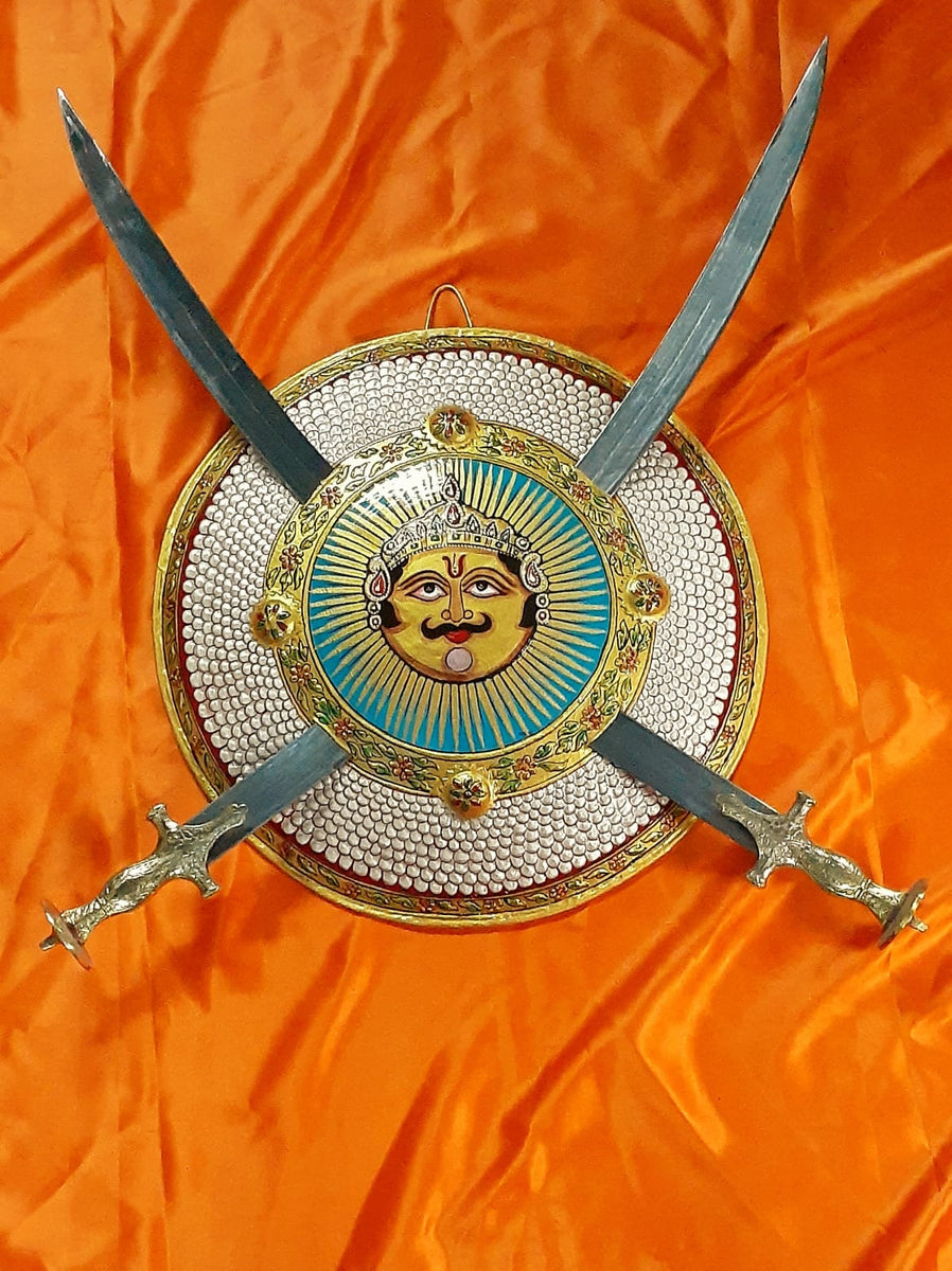 RAJPUTANA DECORATIVE DHAL TALWAR SET – PUNJAB HANDICRAFTS