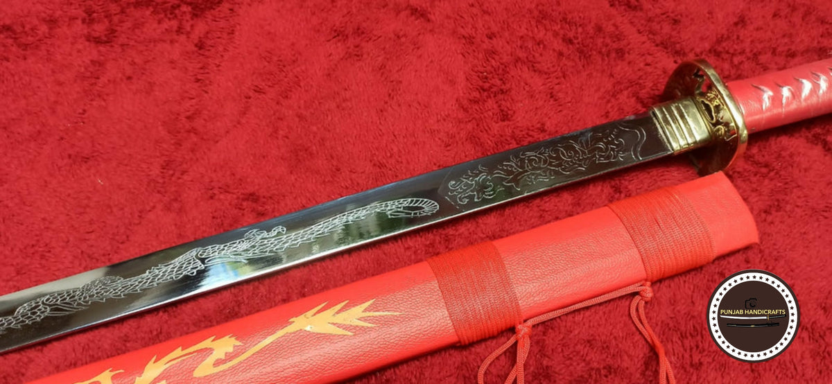 FORGED & POLISHED STEEL kATANA SWORD – PUNJAB HANDICRAFTS