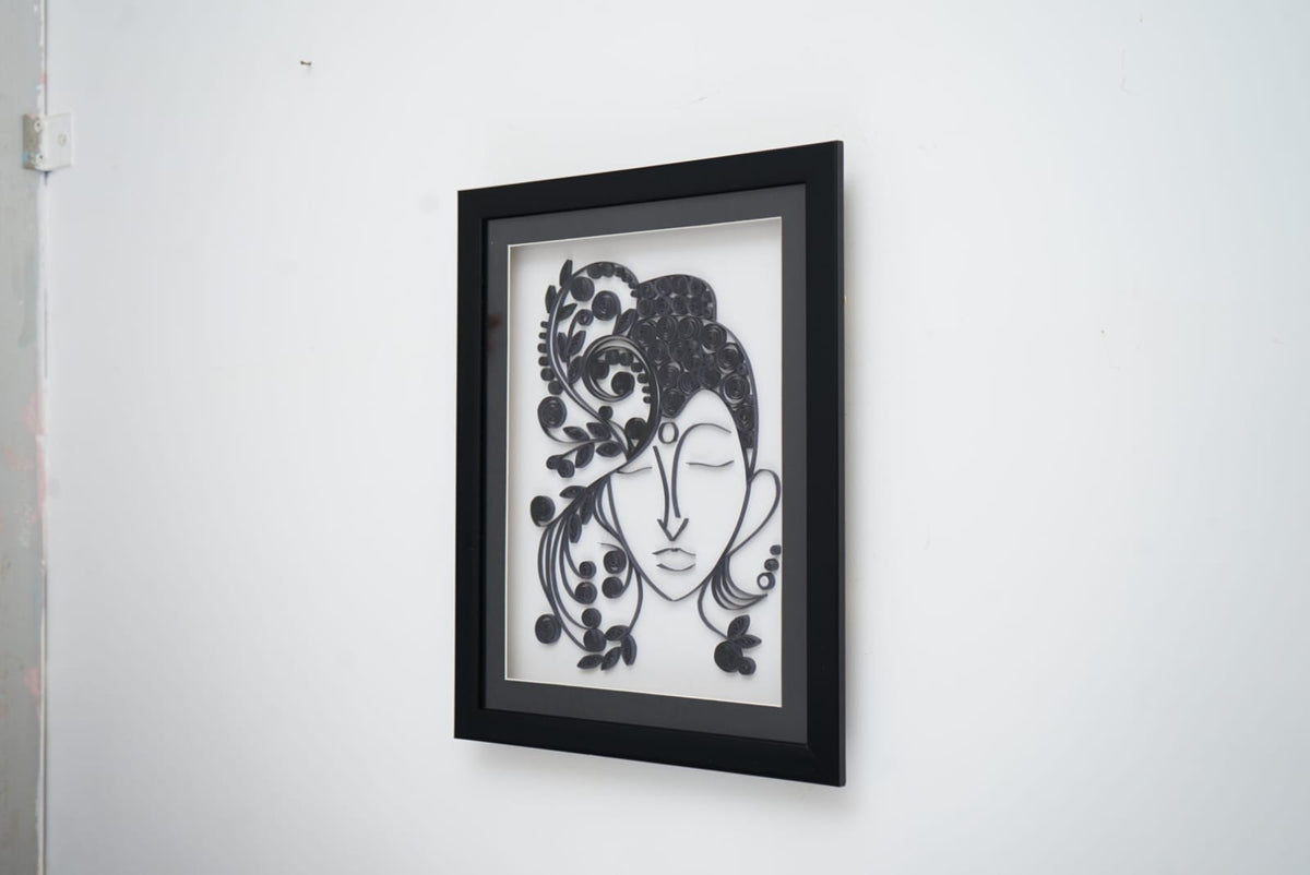 LORD GAUTAMA BUDDHA QUILLING ART FRAME-11×14 – PUNJAB HANDICRAFTS